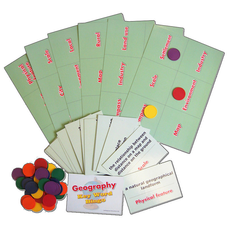 Geography Key Word Bingo – Southern Cross Educational