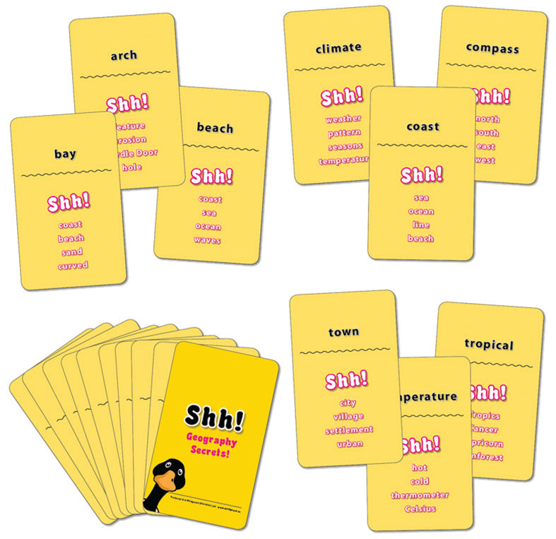 Shh! Geography Secrets - 45 cards – Southern Cross Educational